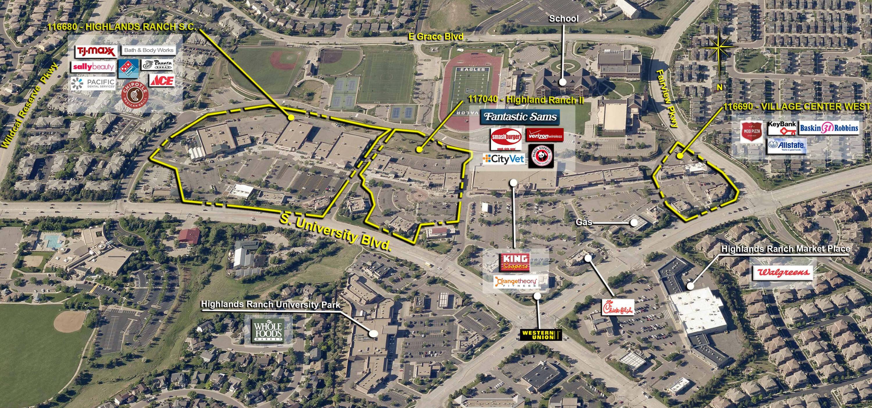 S. University Blvd. & E. Highlands Ranch Pkwy, Highlands Ranch, CO ...