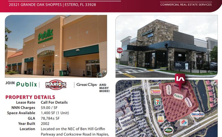 Florida Retail Space For Rent | Commercial Leasing | Crexi.com