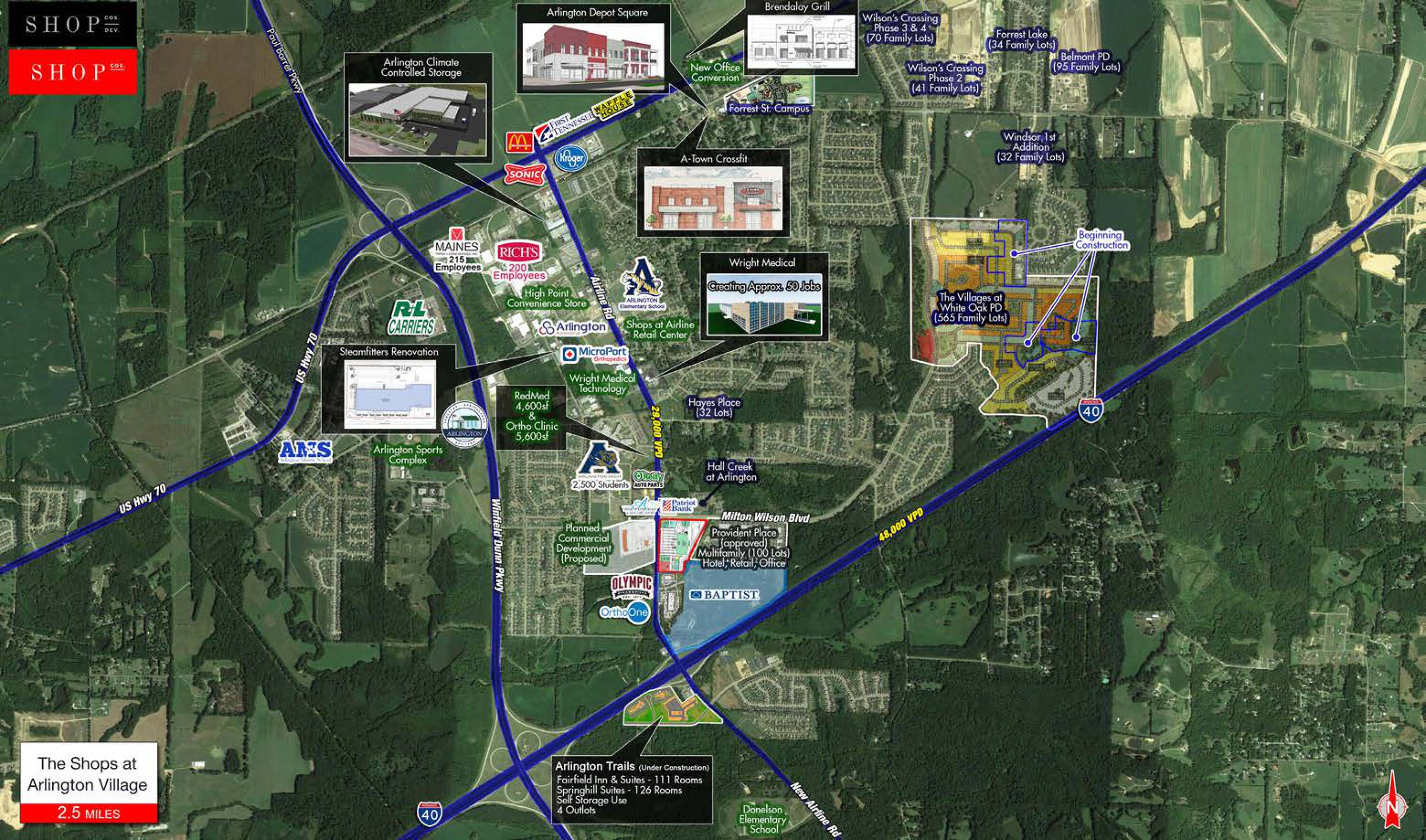 SEC of Airline Rd & Milton Wilson Blvd, Arlington, TN 38002 | Crexi.com