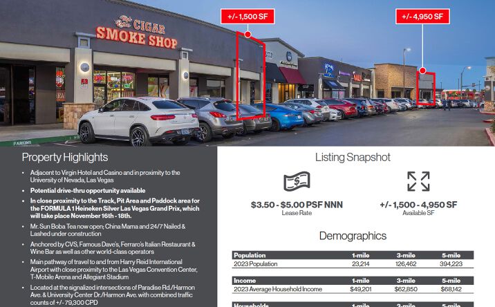 4480 Paradise Rd, Las Vegas, NV 89109 | Crexi.com