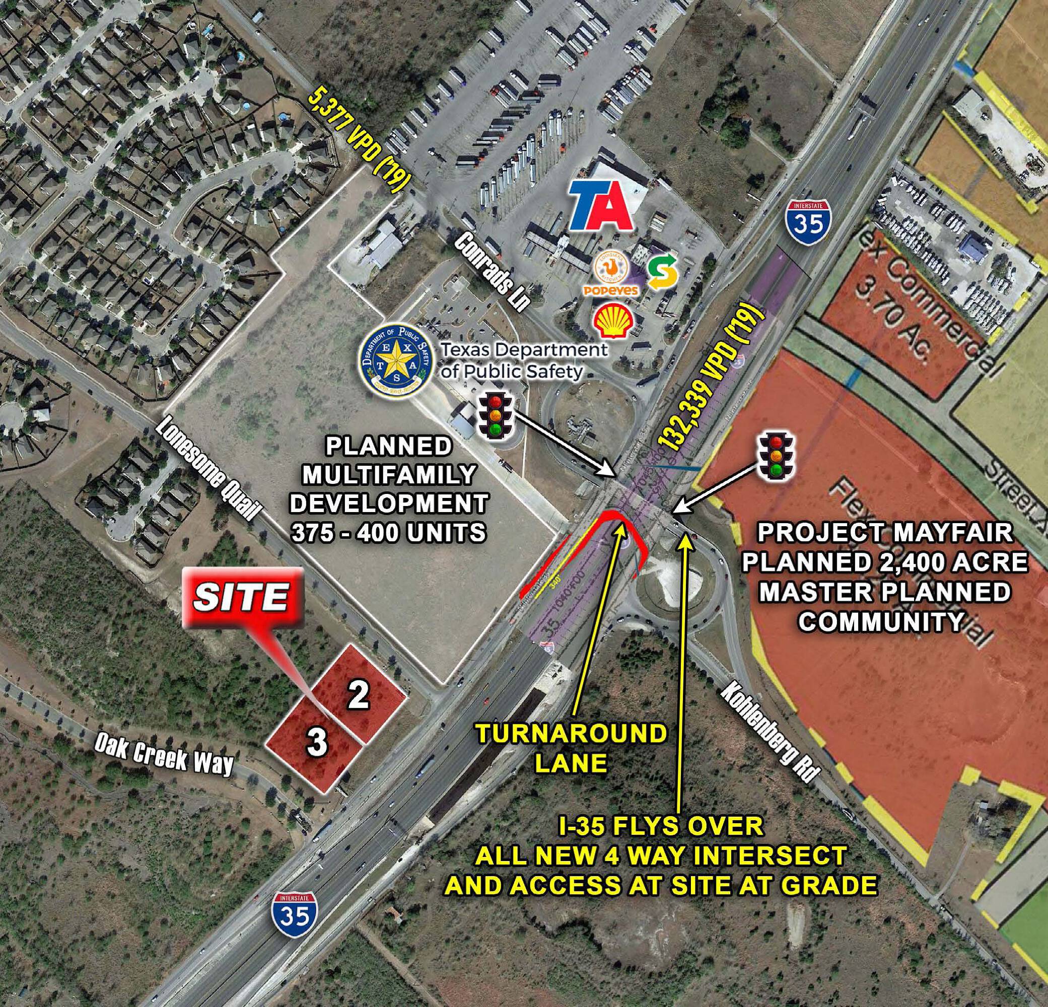 SWQ of I-35 & Conrads Ln, New Braunfels, TX 78130 | Crexi.com