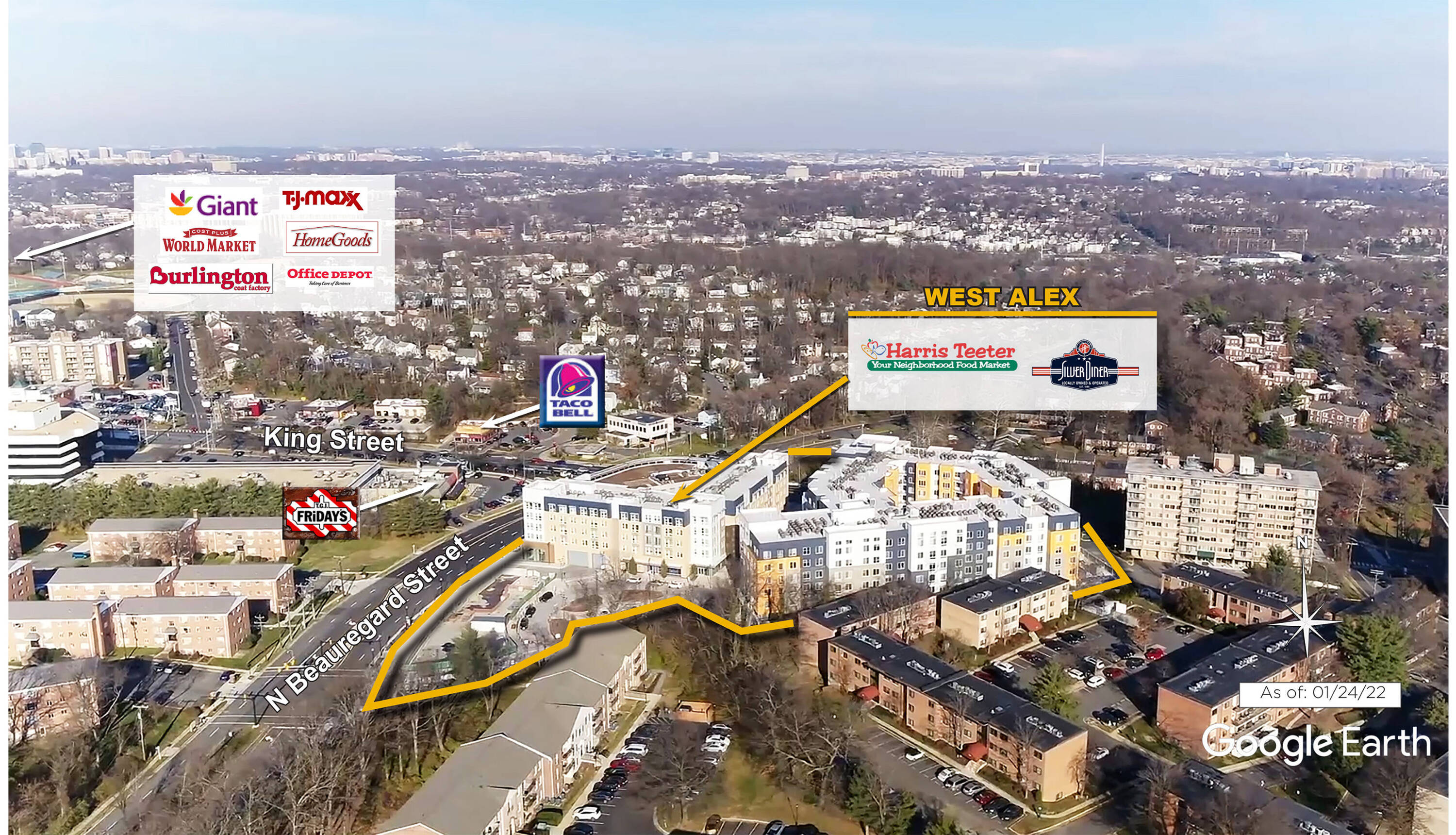 N Beauregard St. & King St, Alexandria, VA 22206 | Crexi.com