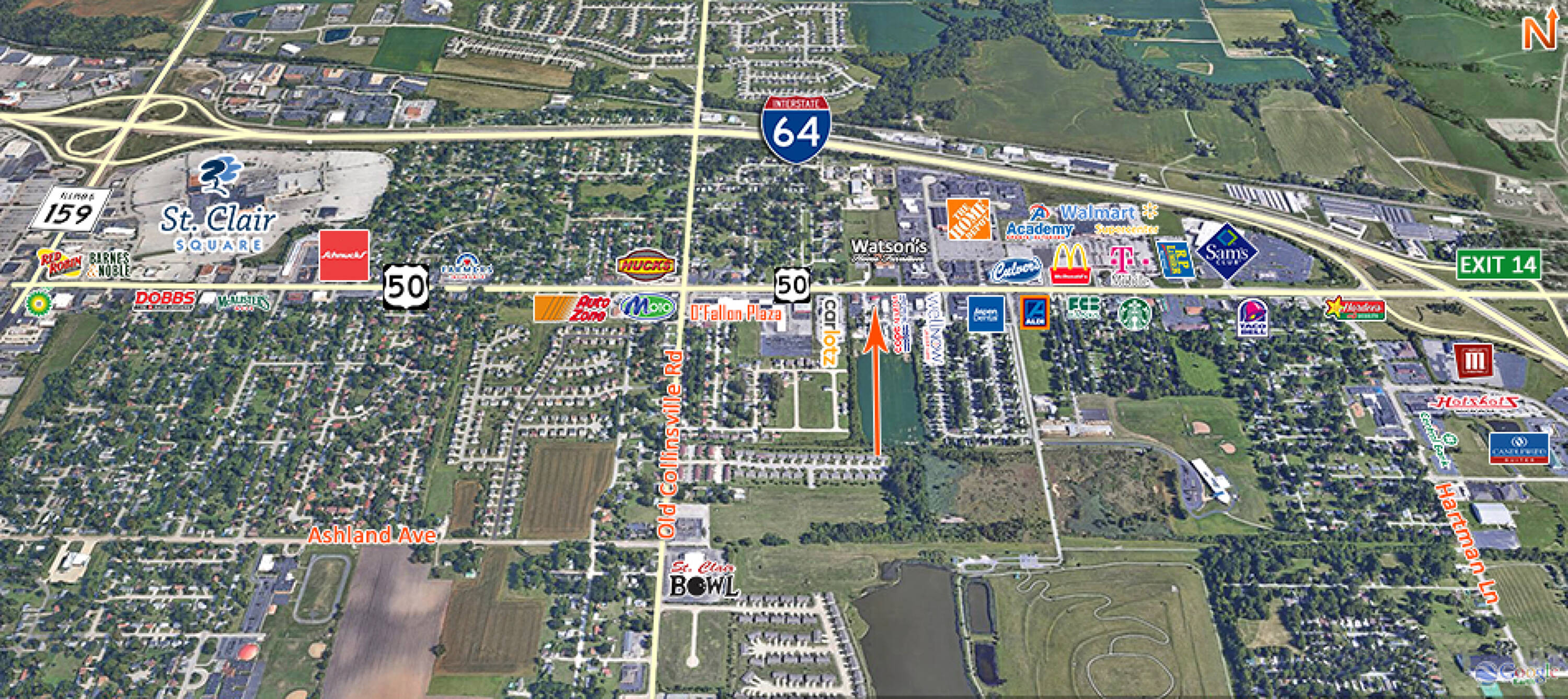 1727 W Hwy 50, O'Fallon, IL 62269 | Crexi.com