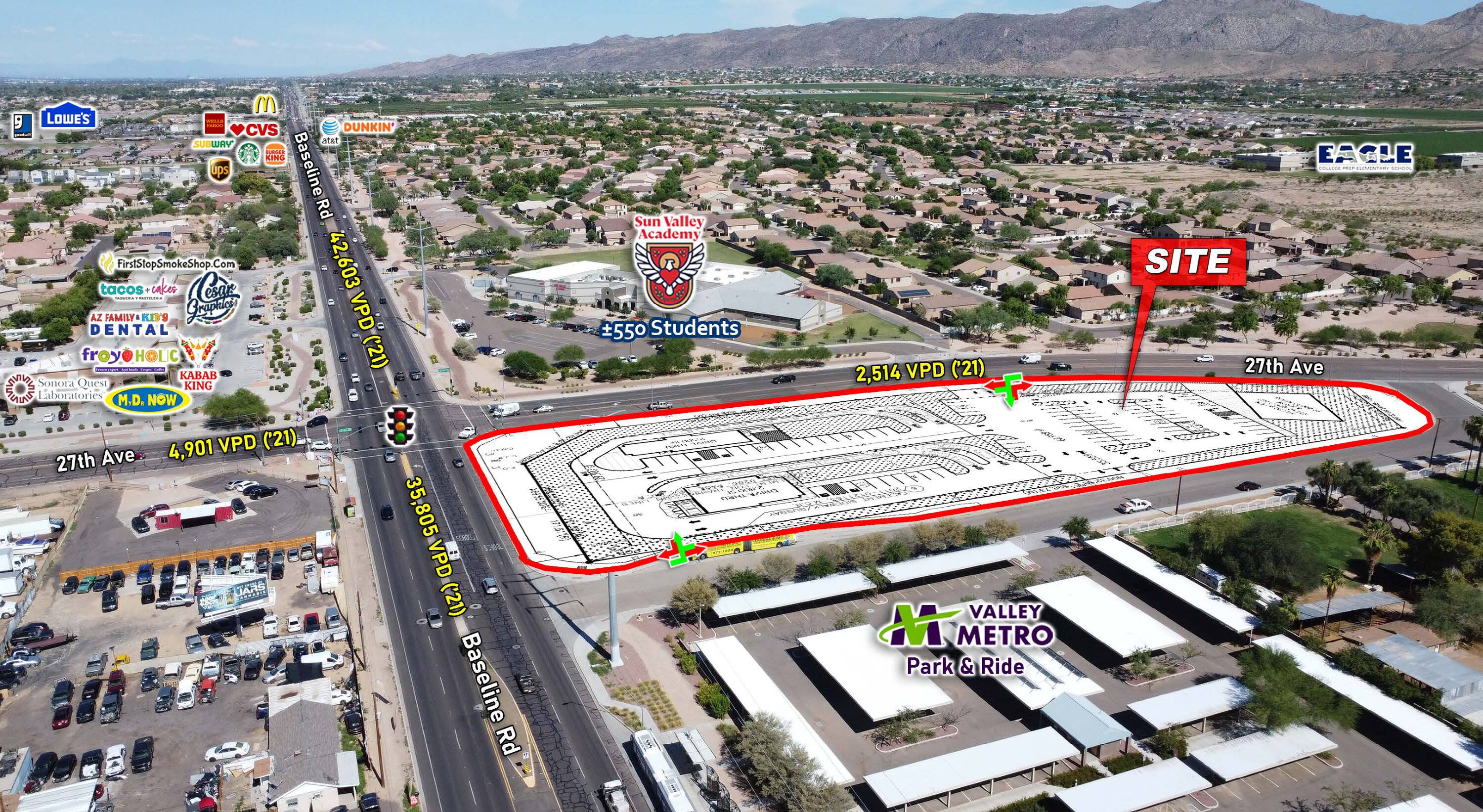 Swc 27th Ave & Baseline Rd | Phoenix, Az, Phoenix, AZ 85042 | Crexi.com