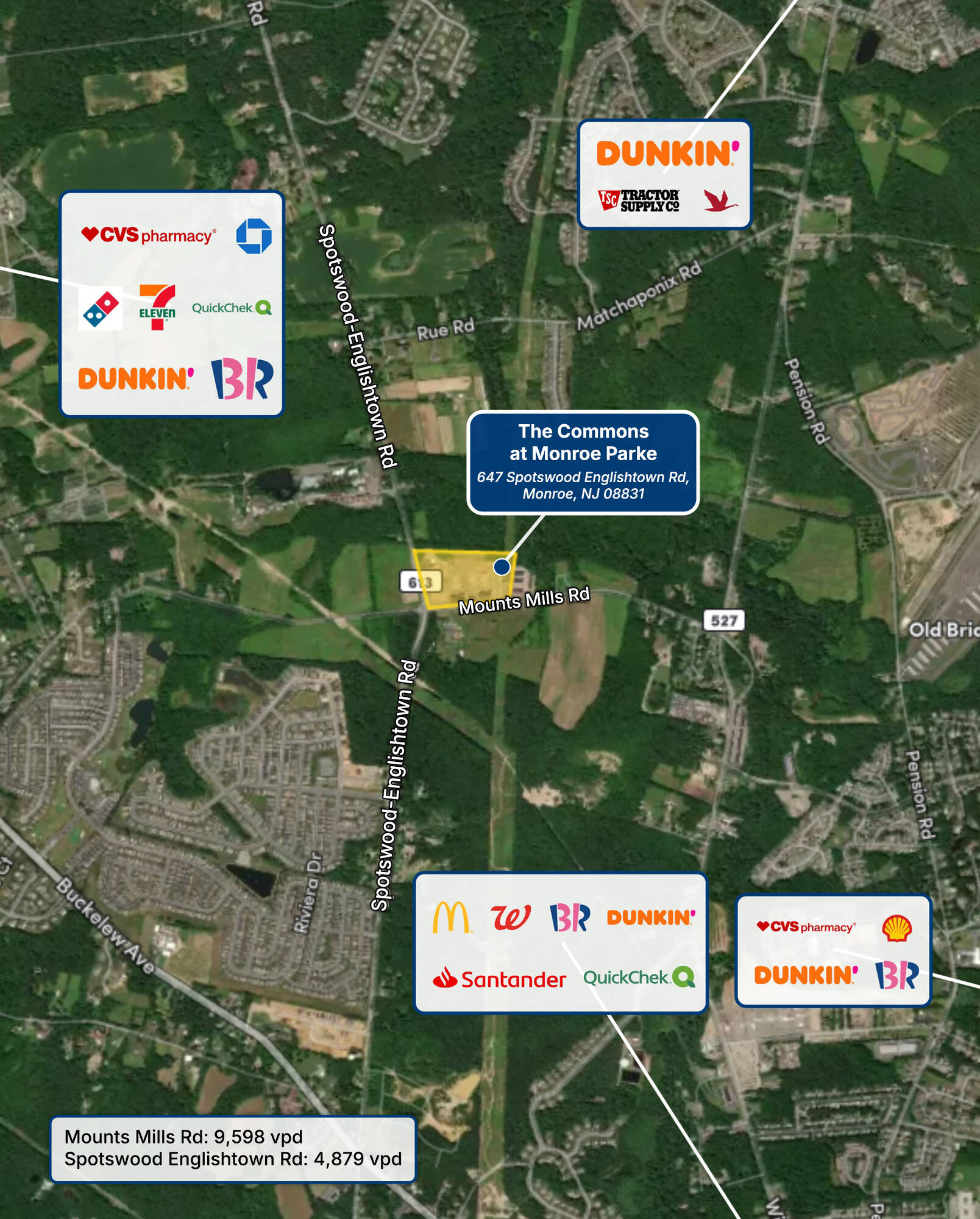 647 Spotswood Englishtown Rd, Monroe Township, NJ 08831 | Crexi.com