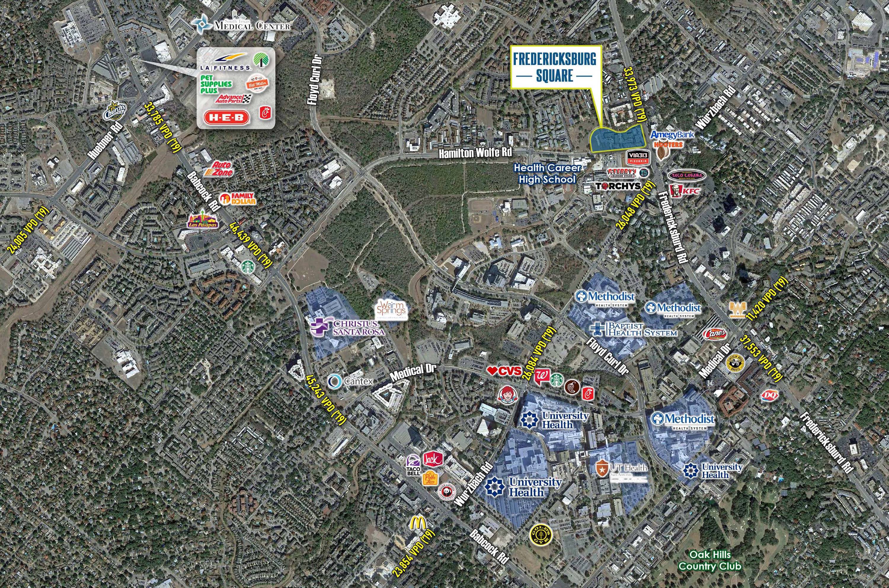 8637 FREDERICKSBURG RD San Antonio TX 78240-1219 APN: 614717 | Crexi.com