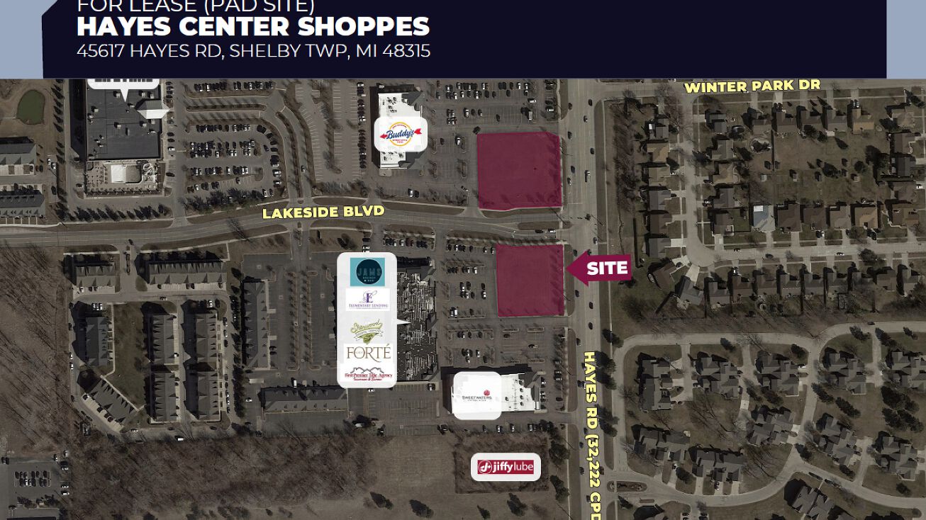 45617 Hayes Rd, Shelby Township, MI 48315 - Land for Lease - Hayes ...