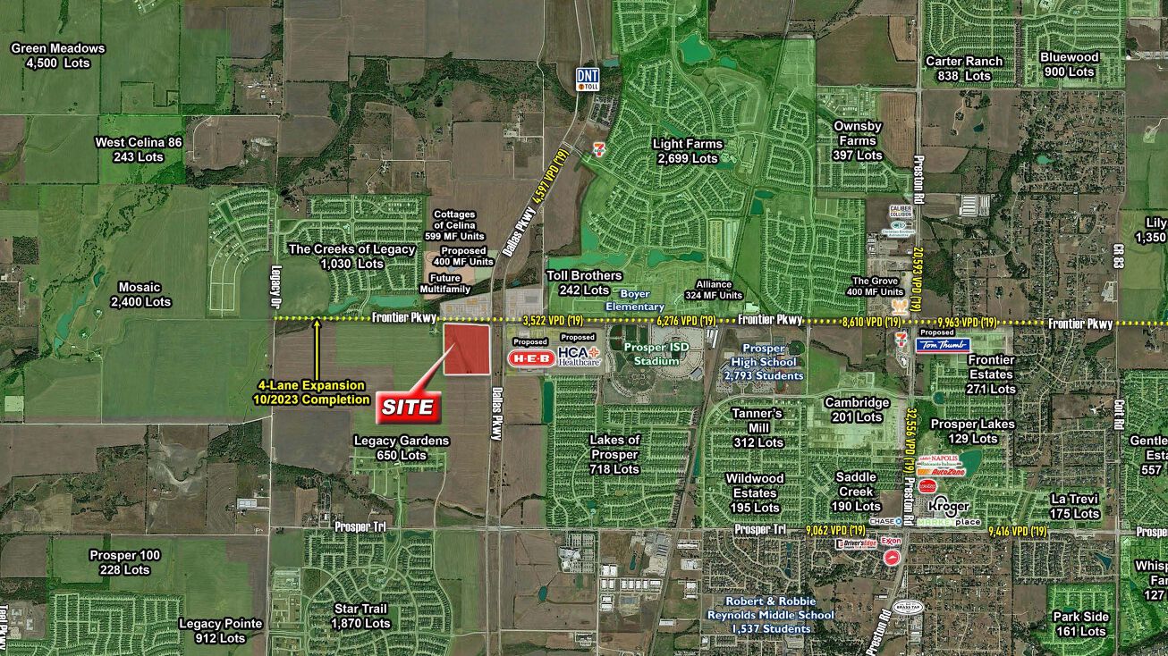 SWC of DNT & Frontier Pkwy Prosper, Prosper, TX 75078 - Retail Space ...
