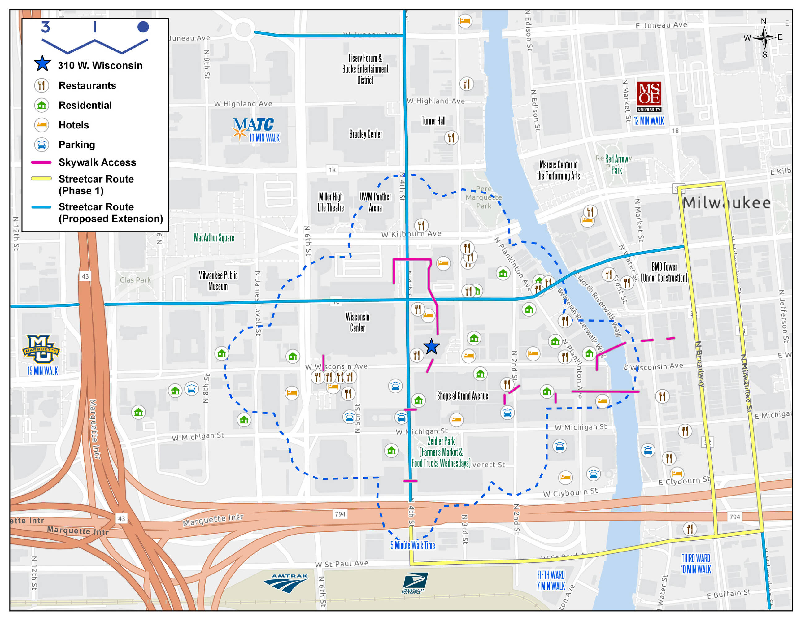 310 W Wisconsin Ave, Milwaukee, WI 53203 | Crexi.com