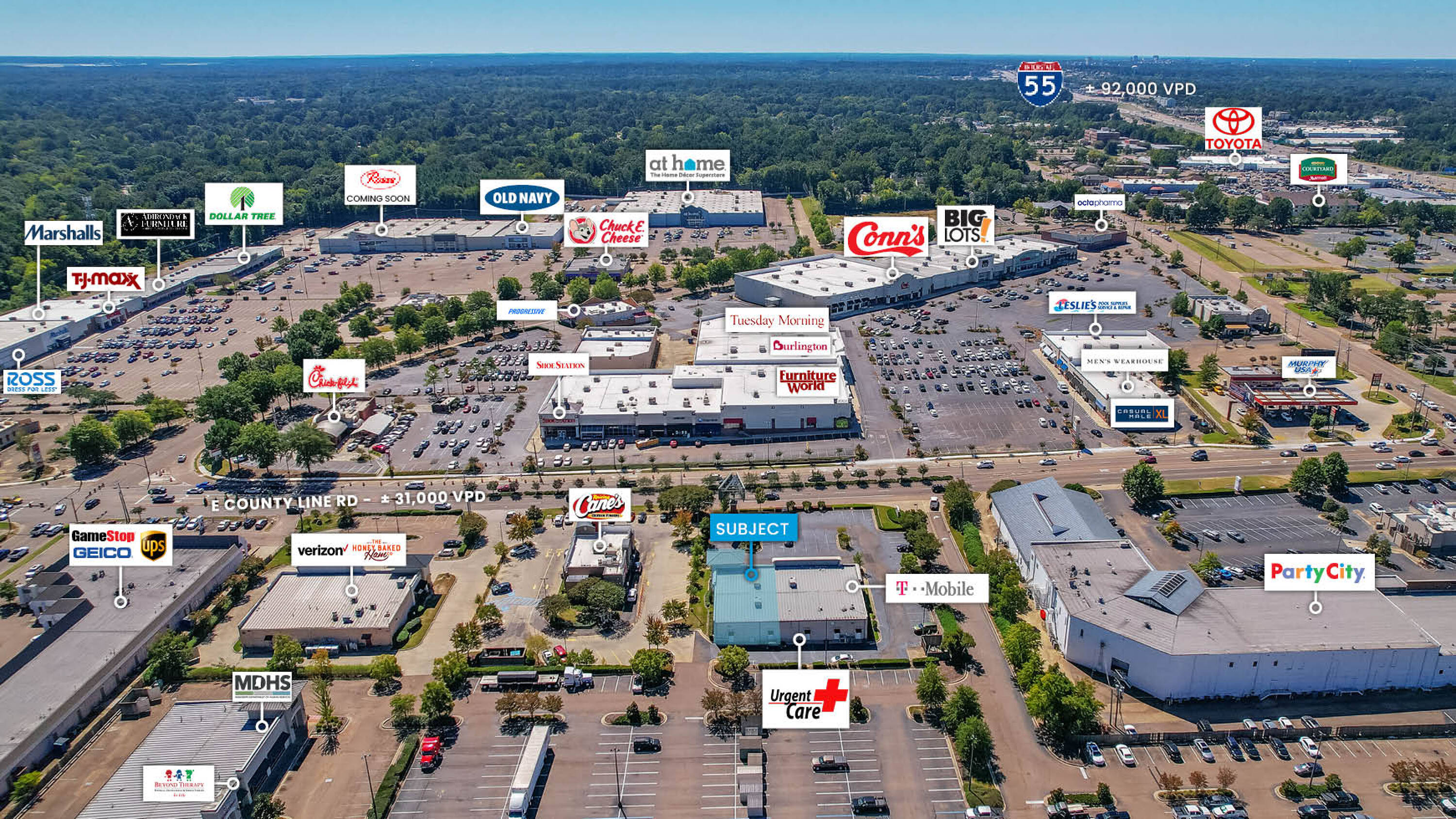 920 E County Line Rd, Ridgeland, MS 39157 | Crexi.com