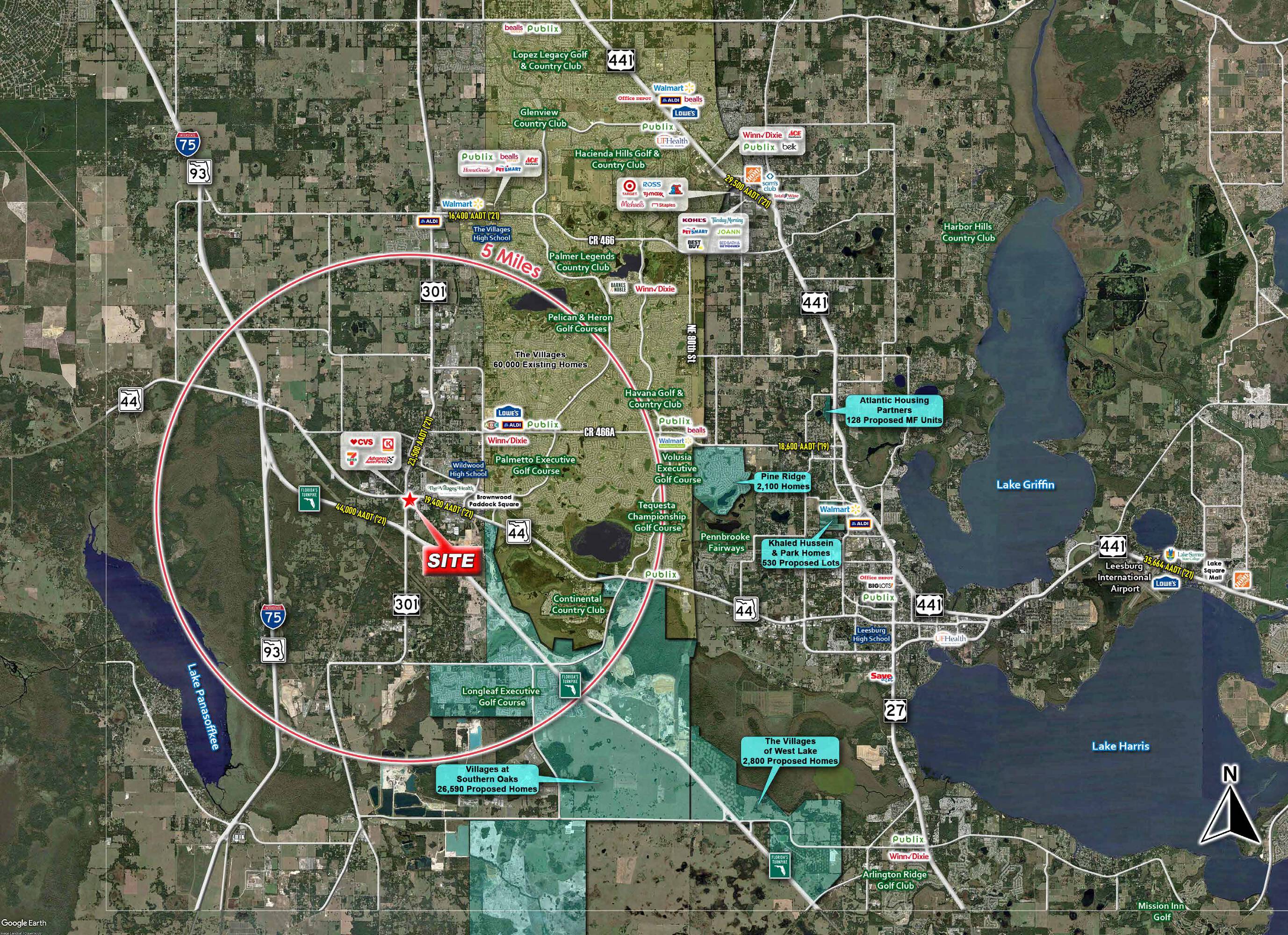 SEQ of US Highway 301 & State Road 44, Wildwood, FL 34785 | Crexi.com