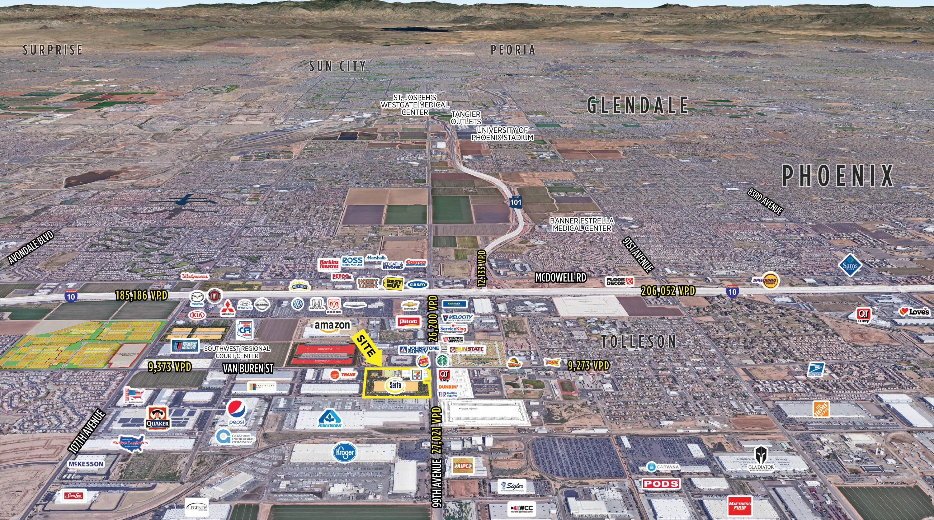 Swc 99th Avenue & Van Buren Street, Tolleson, AZ 85353 | Crexi.com