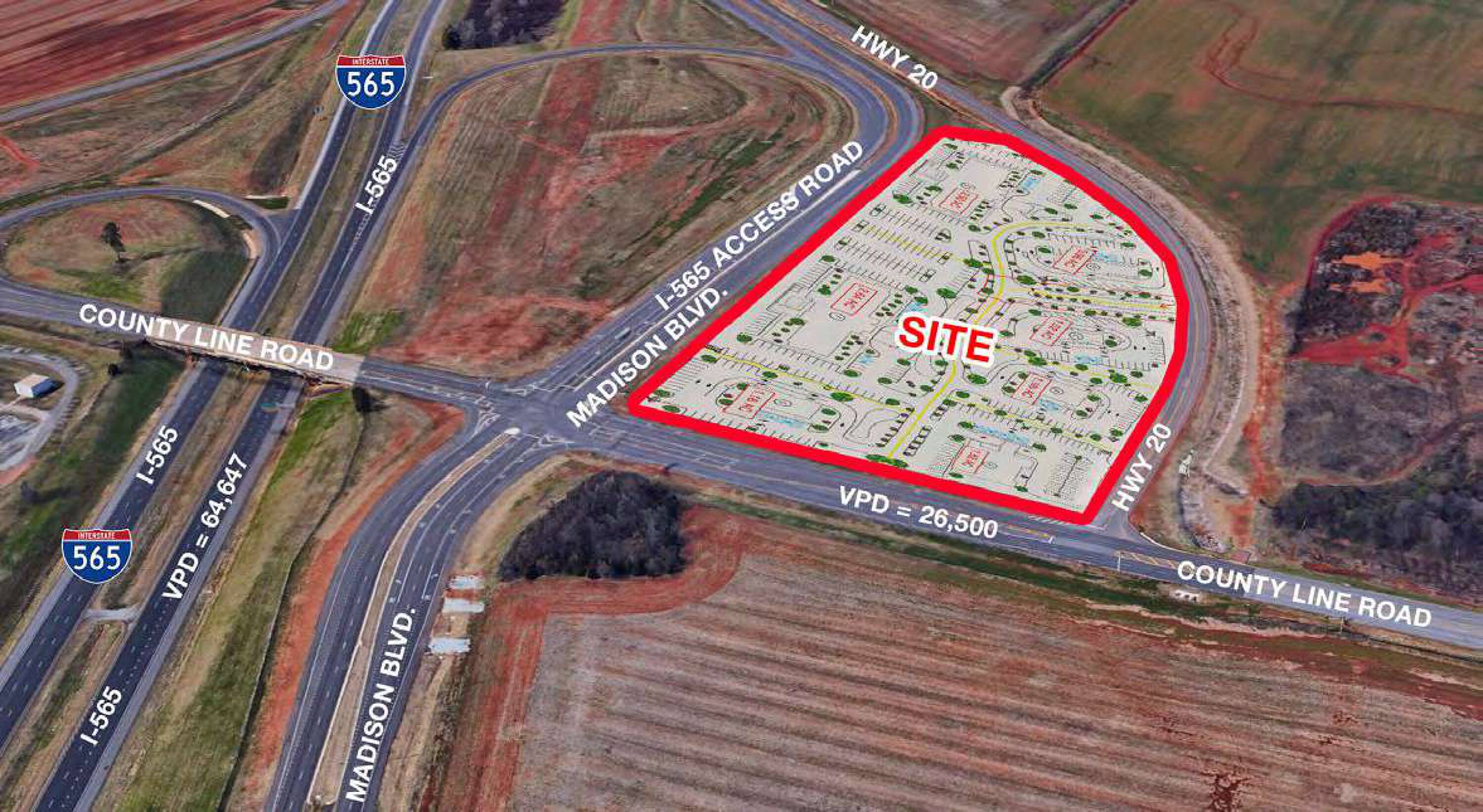 Highway 20 & County Line Rd, Madison, AL 35756 | Crexi.com