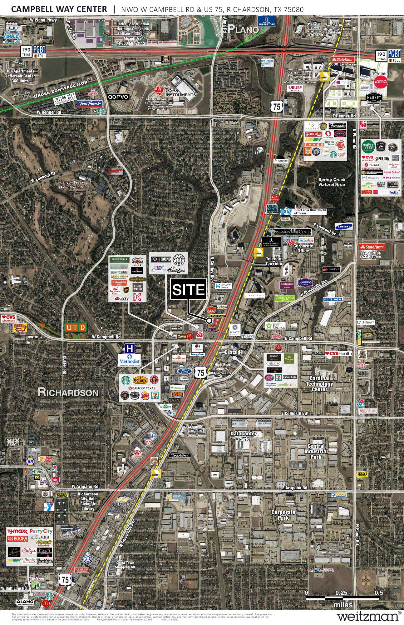 NWQ W Campbell Rd & US 75, Richardson, TX 75080 | Crexi.com