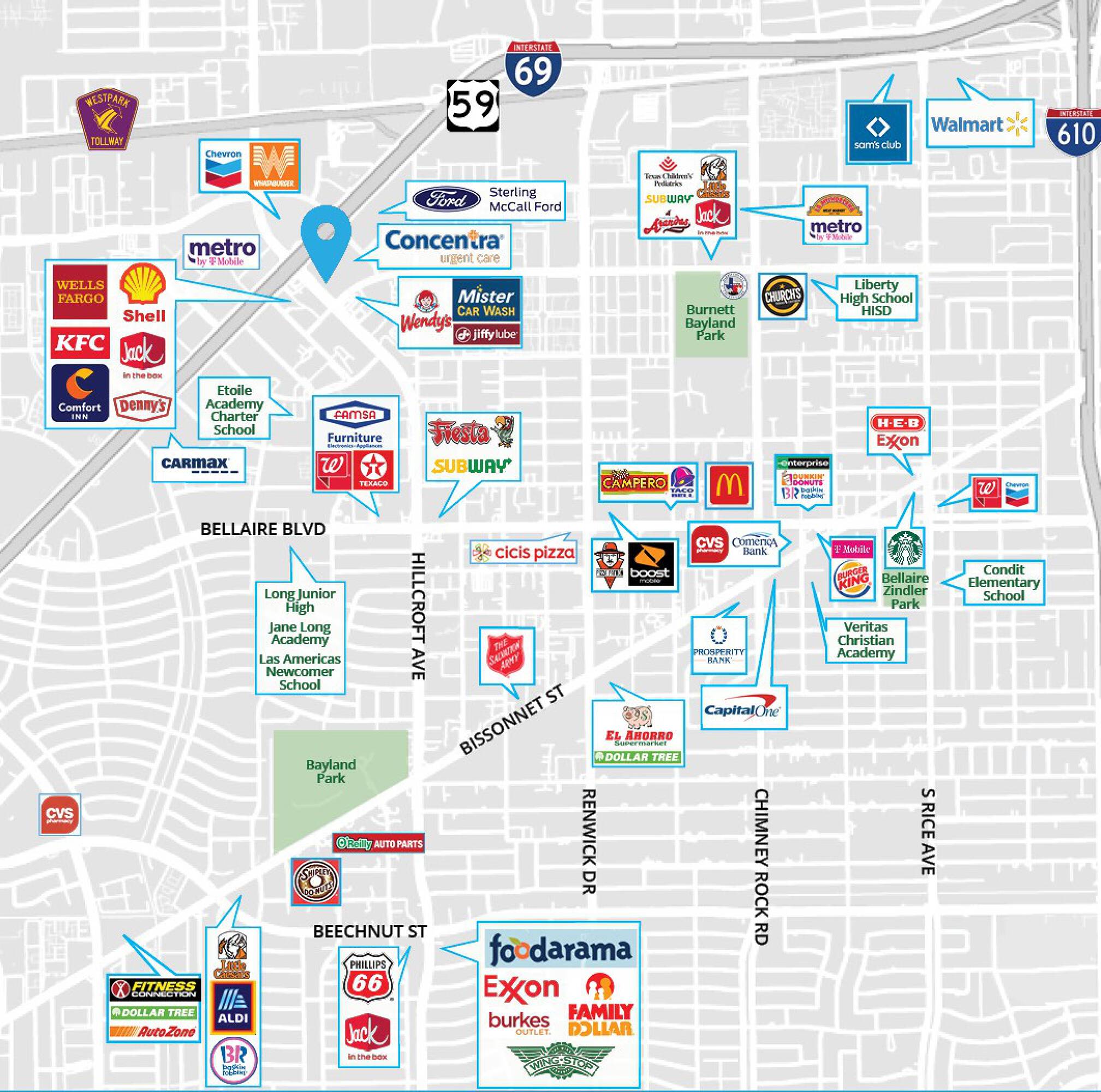 6001 Hillcroft Ave, Houston, TX 77081 | Crexi.com