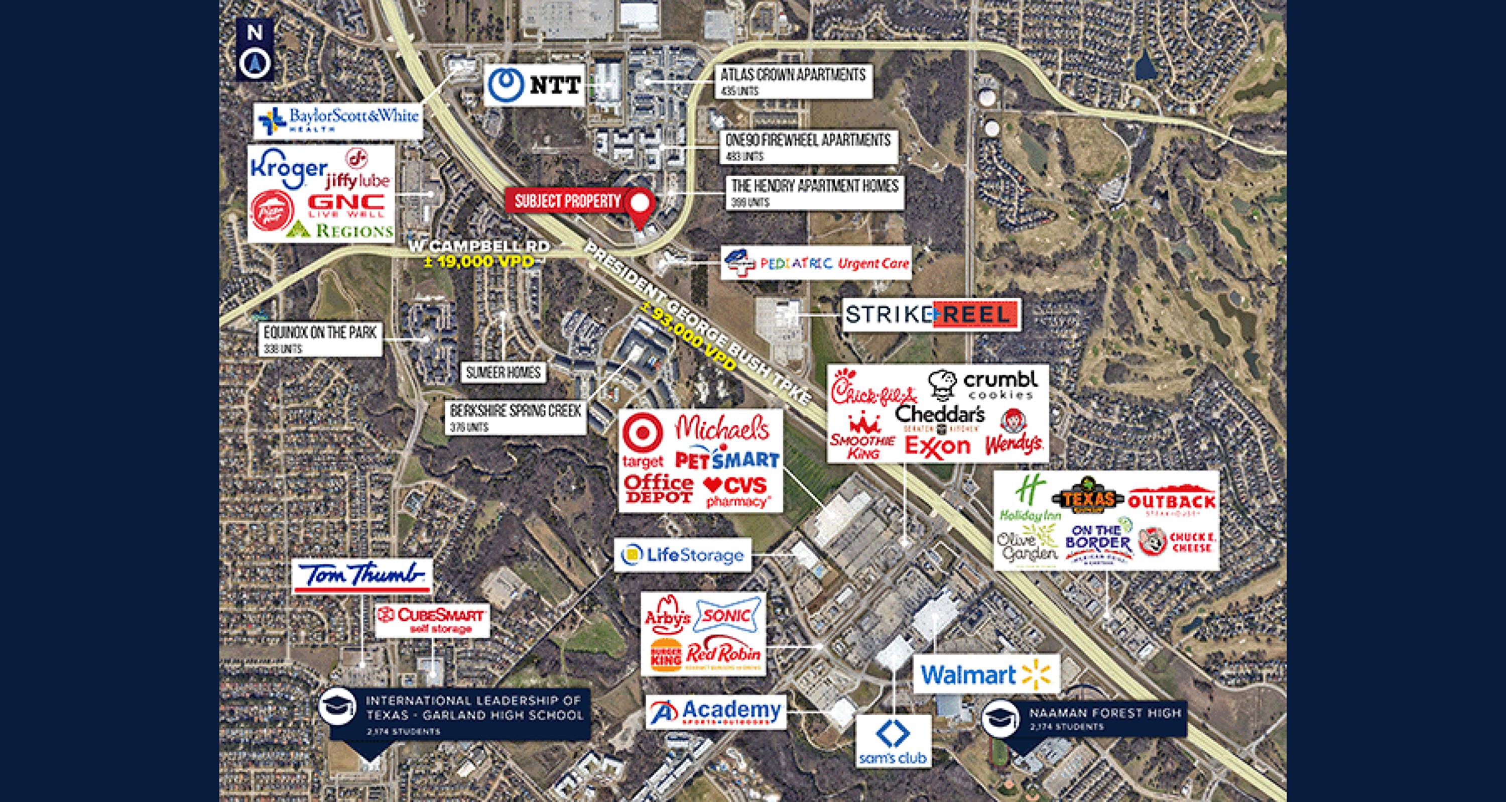 1815 W CAMPBELL RD Garland TX 75044-2406 APN: 26212230010050000 | Crexi.com