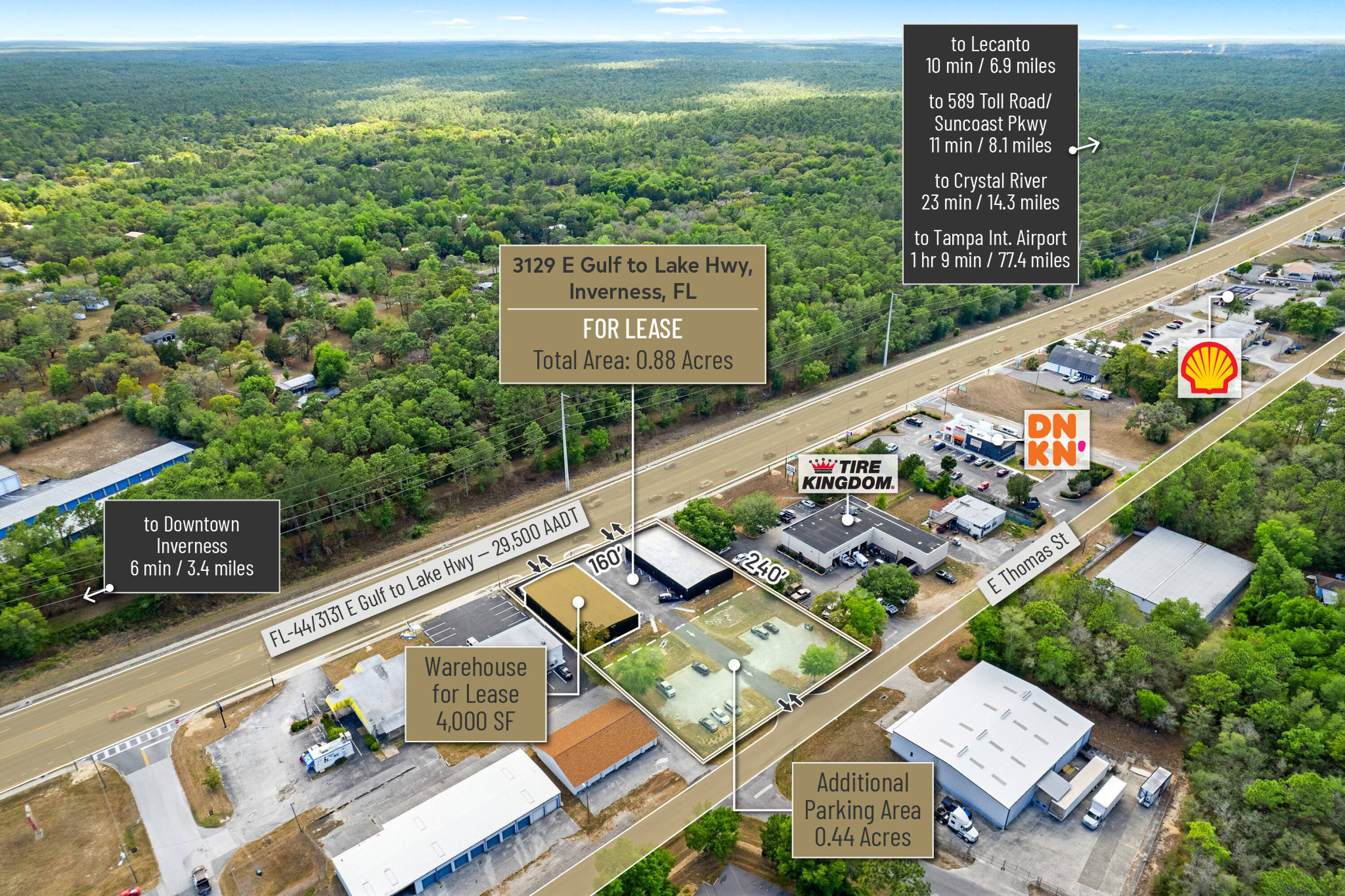 3129 E GULF TO LAKE HWY Inverness FL 34453-3215 APN: 19E19S020010 00110 ...
