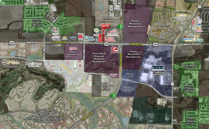 Nwq of Hwy 380 & Dallas North, Prosper, TX 75078 - Land for Lease