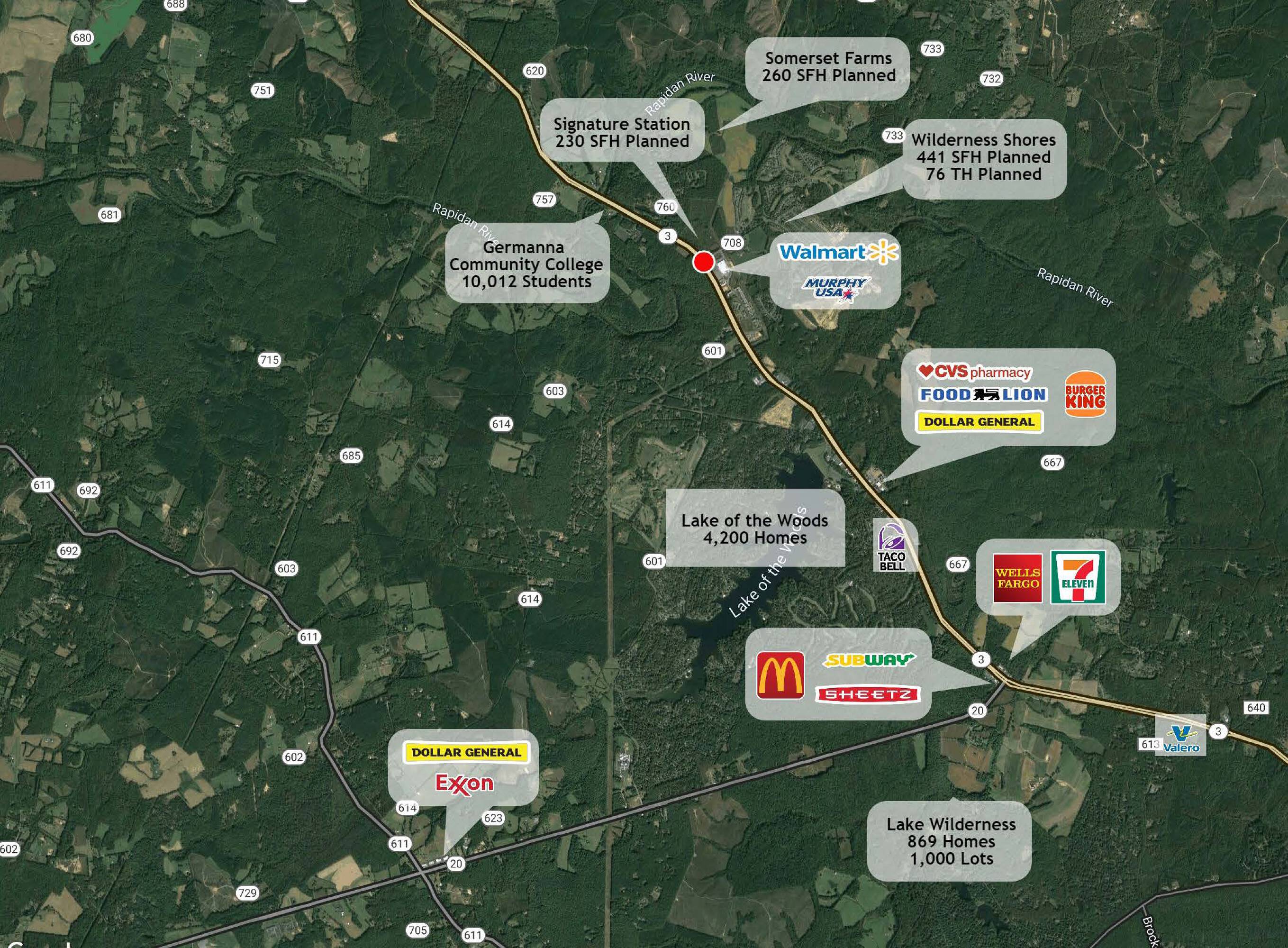 Germanna Hwy & Somerset Ridge Road, Lake of the Woods, VA 22508 | Crexi.com