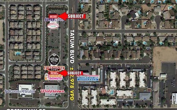 NWC of Tatum Blvd and Greenway Rd Phoenix, Phoenix, AZ 85032 - Retail ...