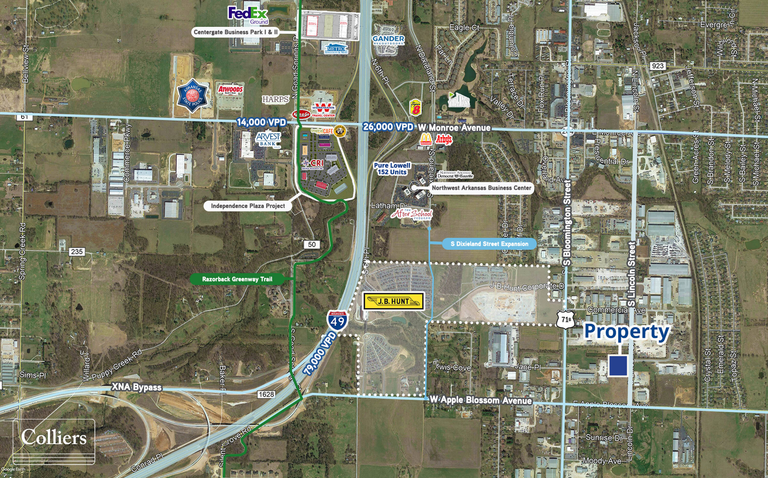 800 S Lincoln St, Lowell, AR 72745 | Crexi.com