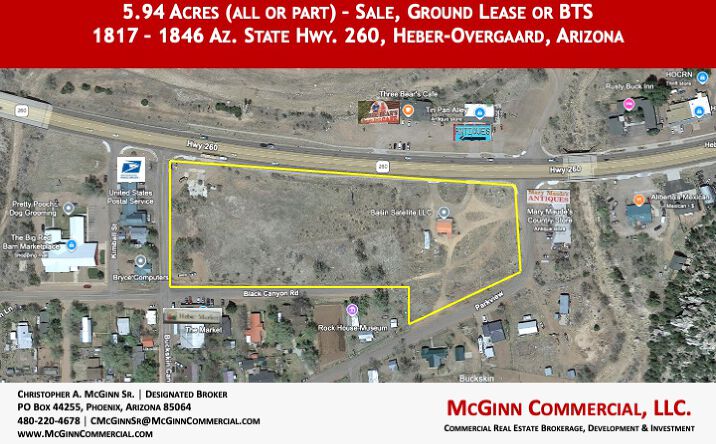 1817 - 1846 AZ State Hwy. 260, Heber-Overgaard, AZ, Heber-Overgaard, AZ ...