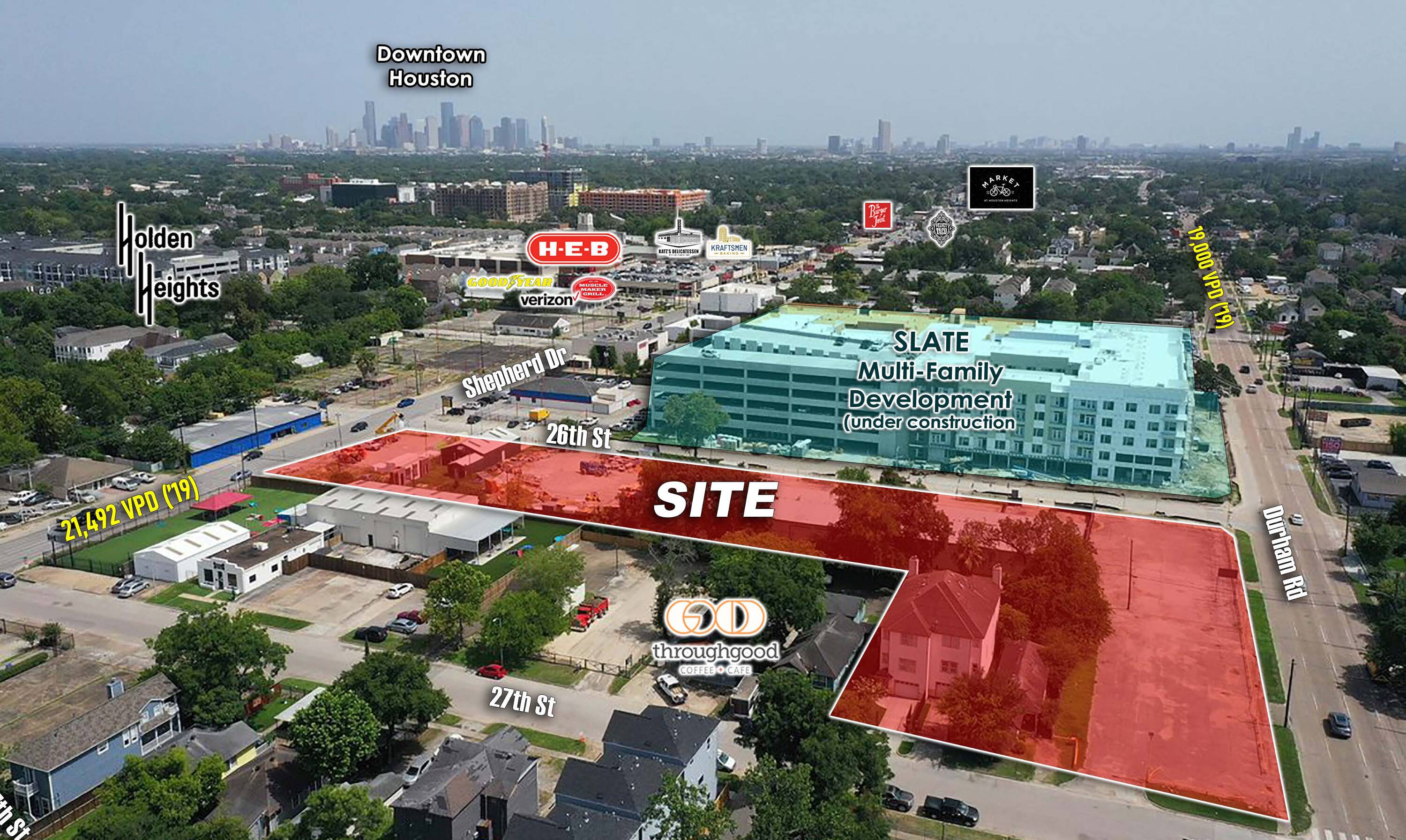 N Shepherd Dr & W 26th St, Houston, TX 77008 | Crexi.com