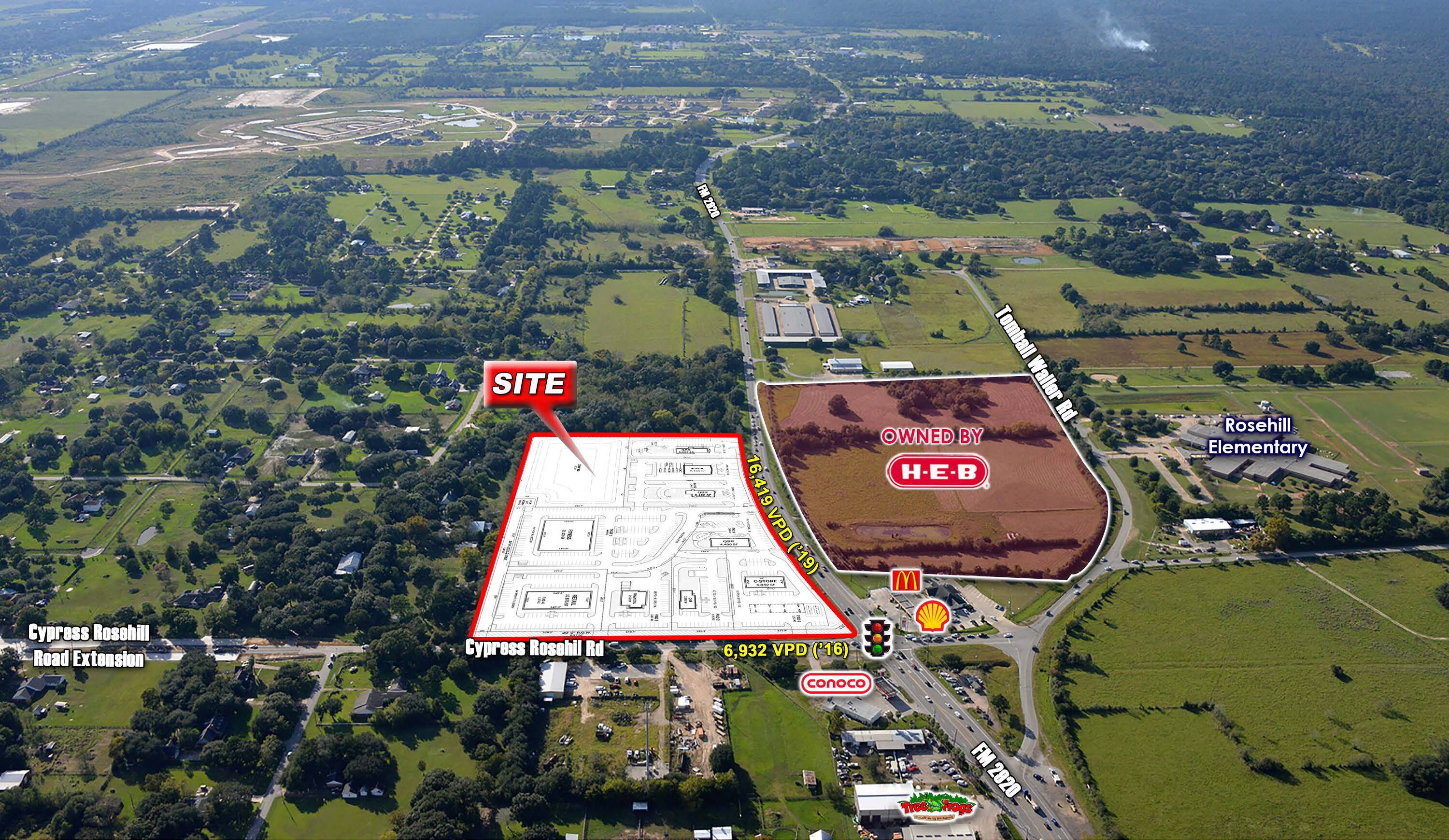 SWC of 2920 & Cypress Rosehill Rd, Tomball, TX 77377 | Crexi.com