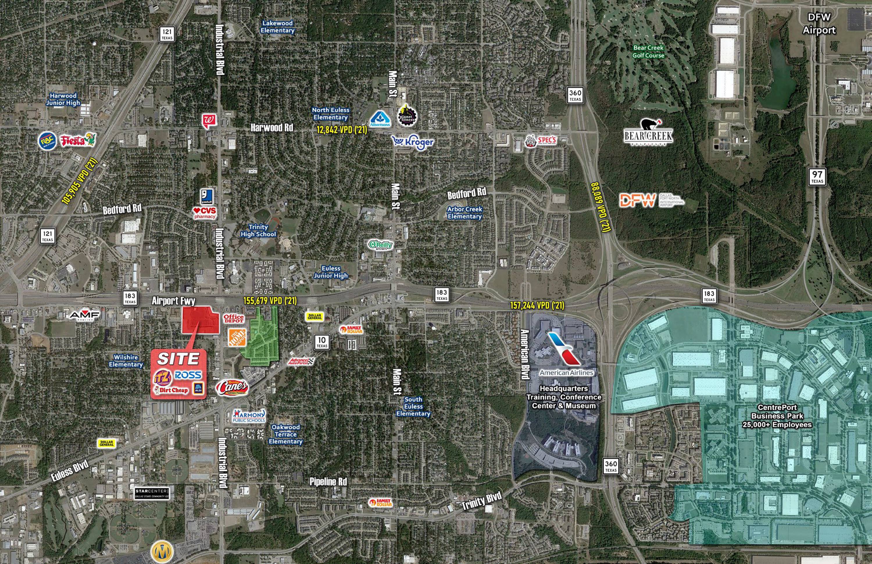 1201 W Airport Fwy, Euless, TX 76040 | Crexi.com