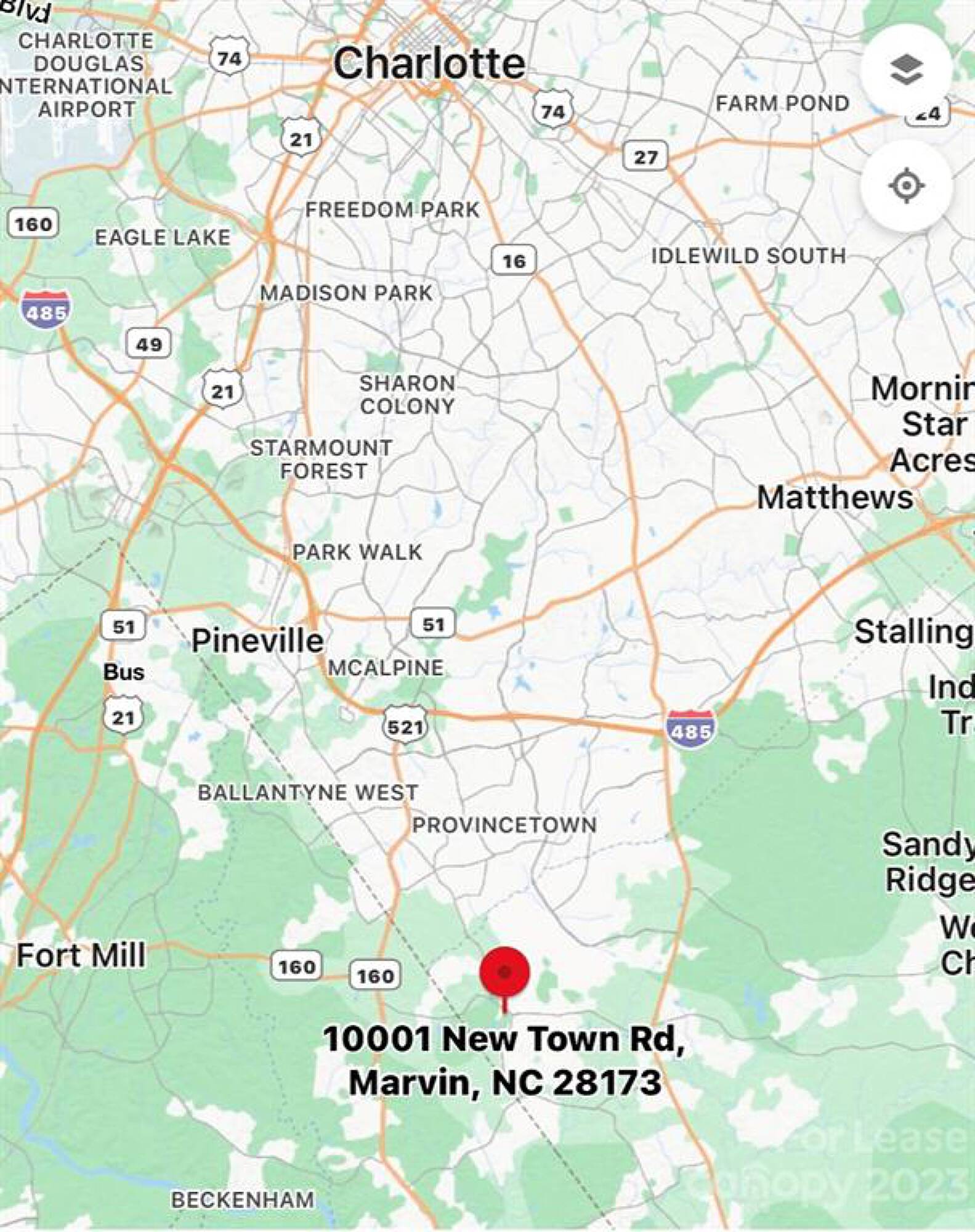 10001 New Town Rd, Marvin, NC 28173 | Crexi.com