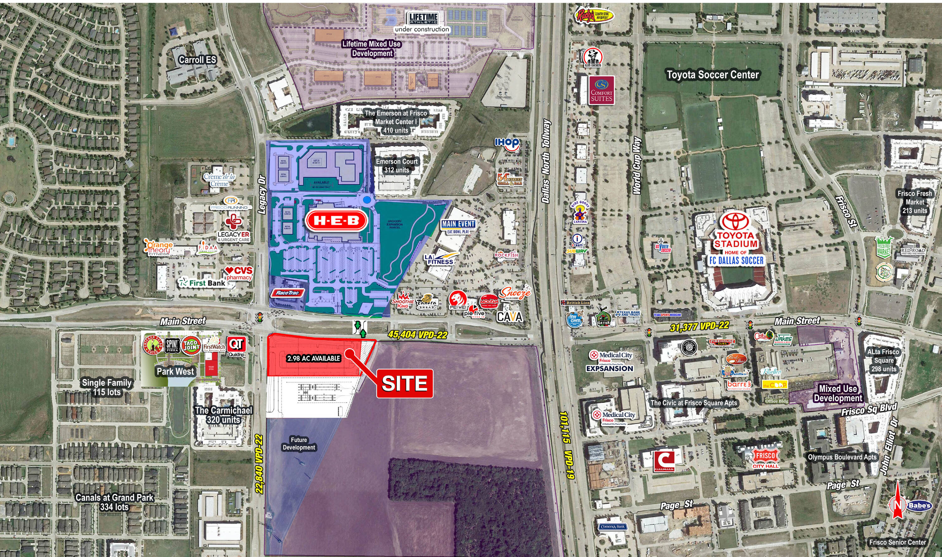 SEQ Main St & Legacy Dr Frisco, Frisco, TX 75033 | Crexi.com