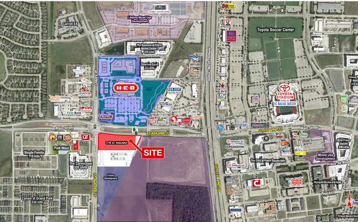 SEQ Main St & Legacy Dr Frisco, Frisco, TX 75033 | Crexi.com