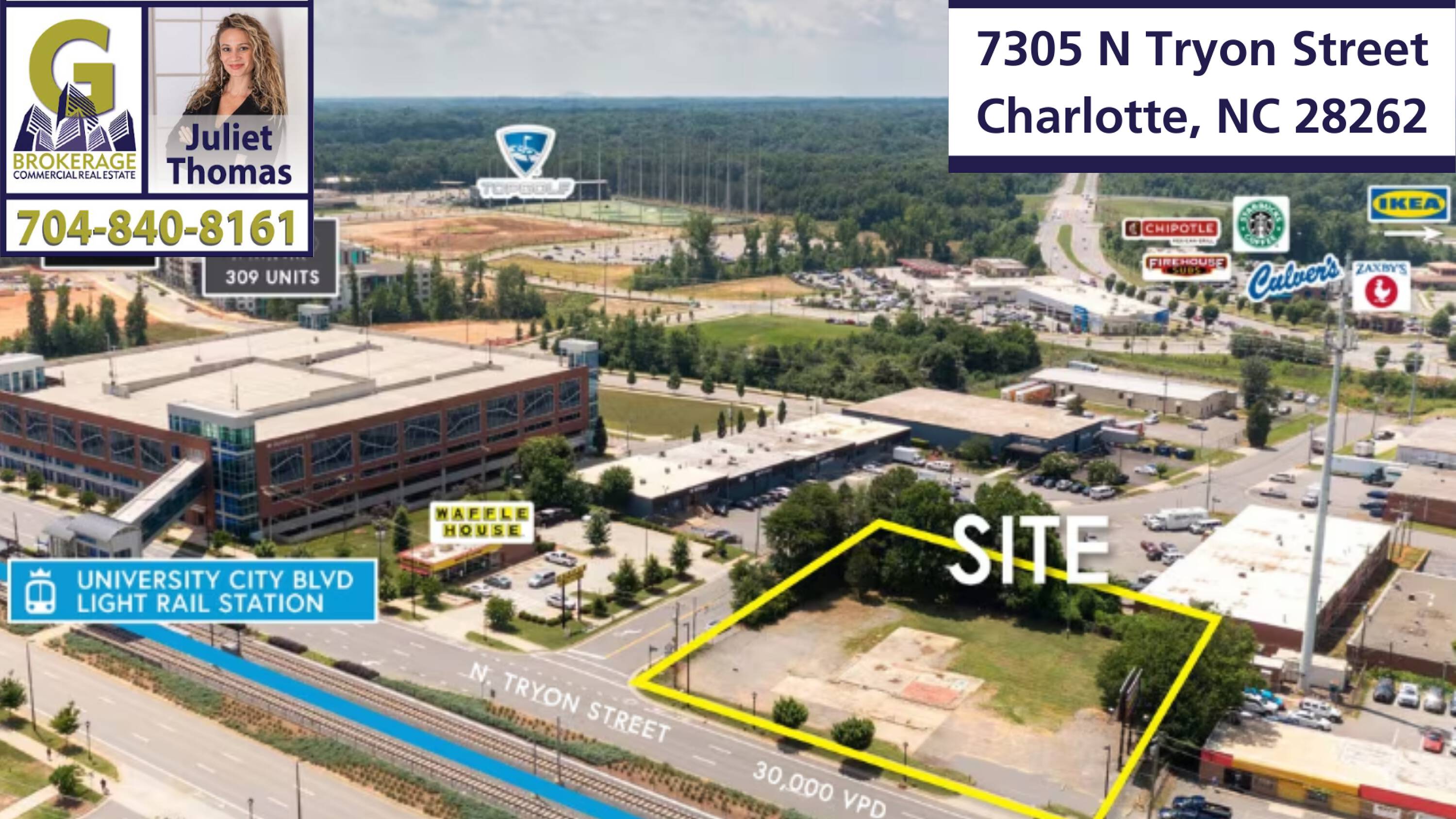 7305 N TRYON ST Charlotte NC 28213-5049 APN: 04722120 | Crexi.com