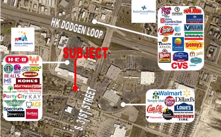 Temple Retail Space For Rent | Commercial Leasing | Crexi.com