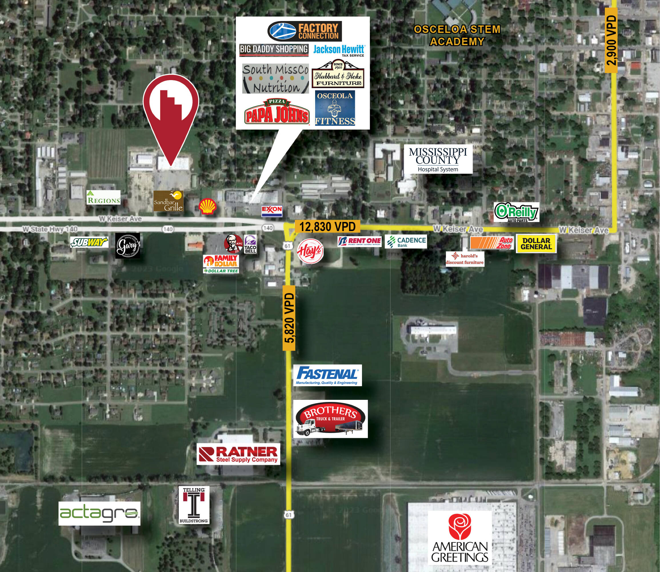 1198 W Keiser Ave, Osceola, AR 72370 | Crexi.com