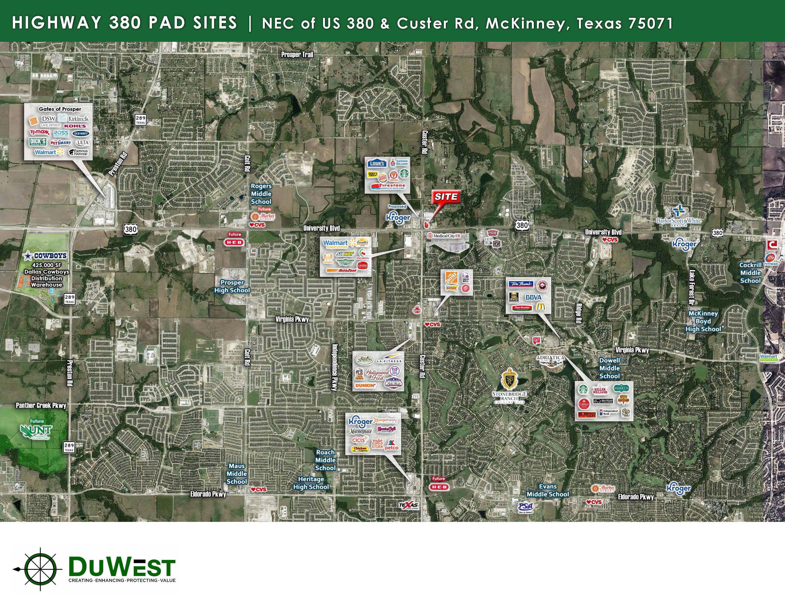 Nec of US 380 & Custer Rd, McKinney, TX 75072 | Crexi.com
