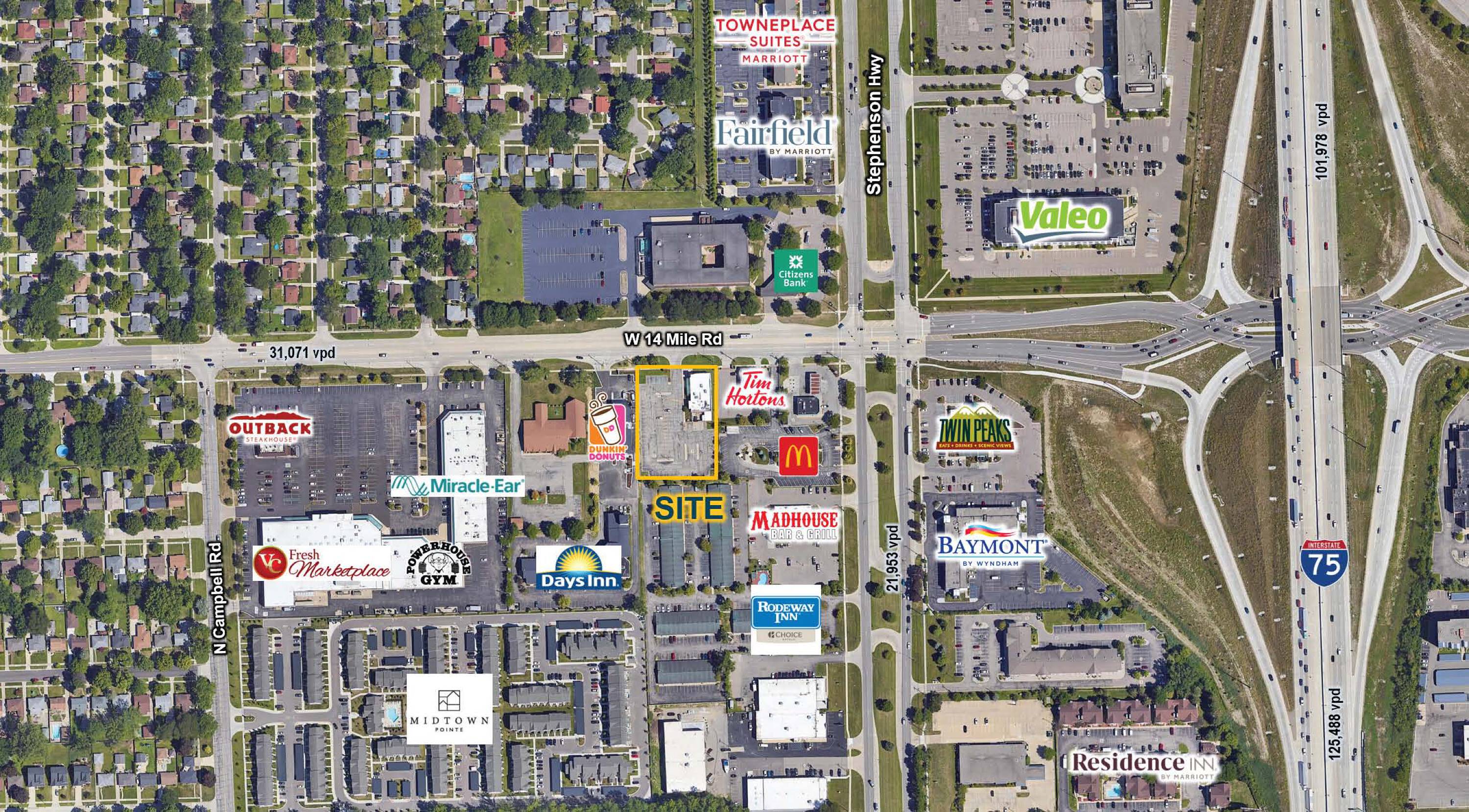 1275 & 1301 W. 14 Mile Road, Troy, MI 48083 | Crexi.com