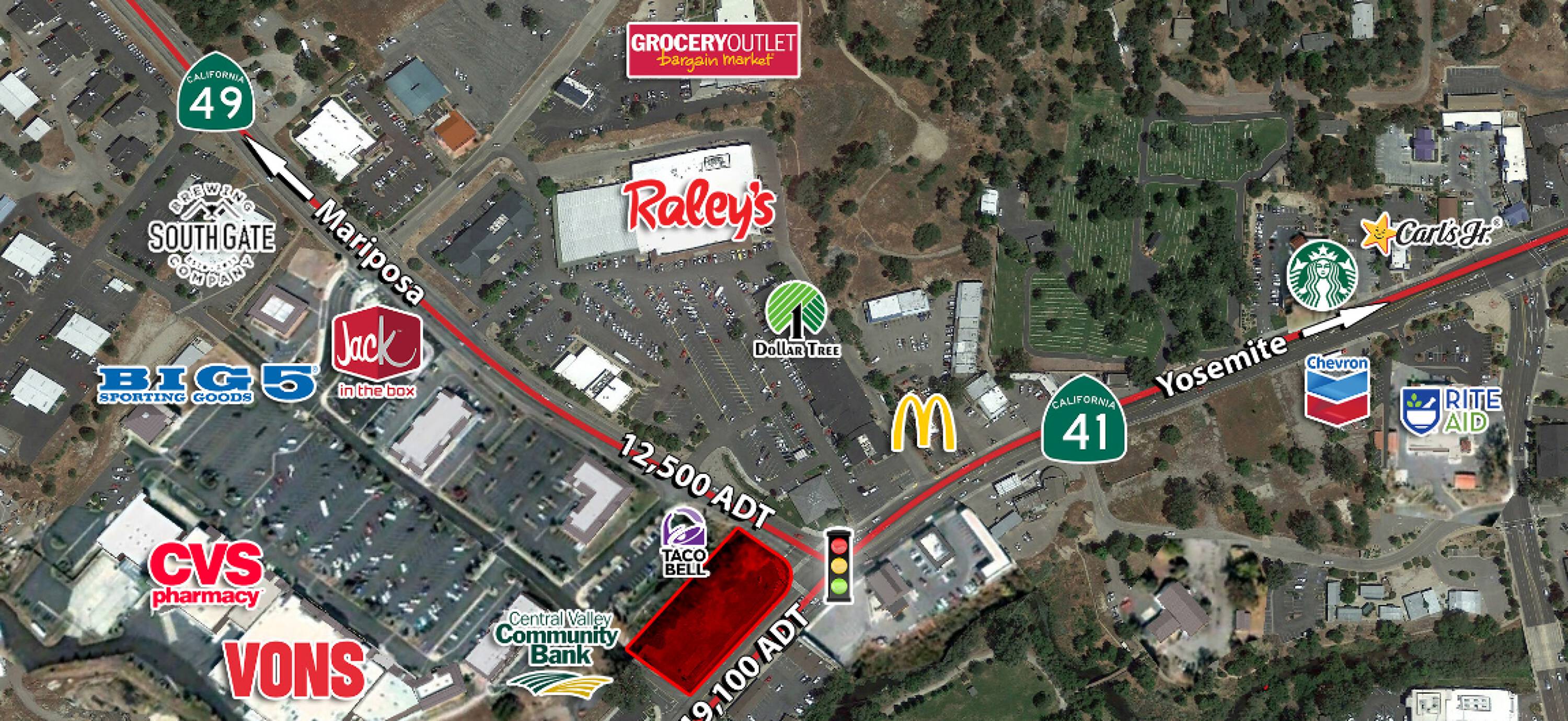 SWC Highway 41 and Highway 49, Oakhurst, CA 93644 | Crexi.com