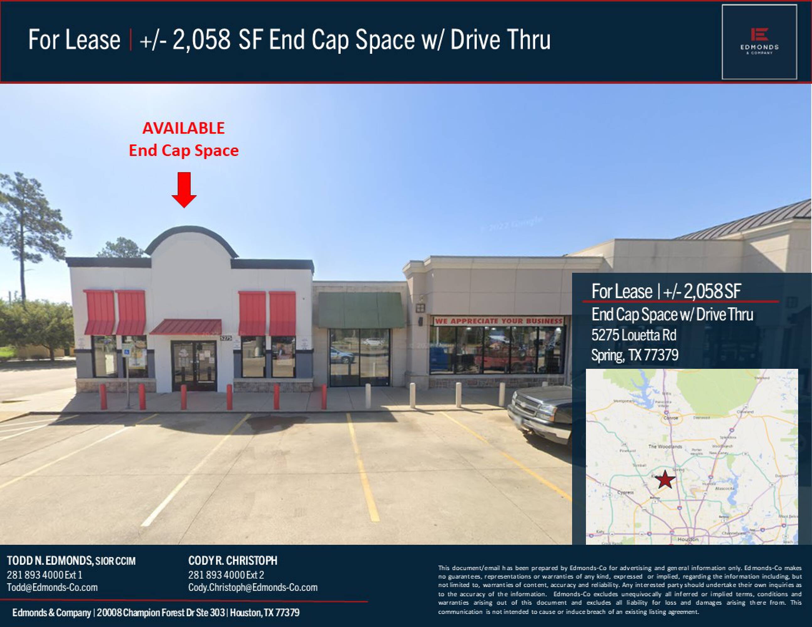 5275 Louetta Rd, Spring, TX 77379 | Crexi.com