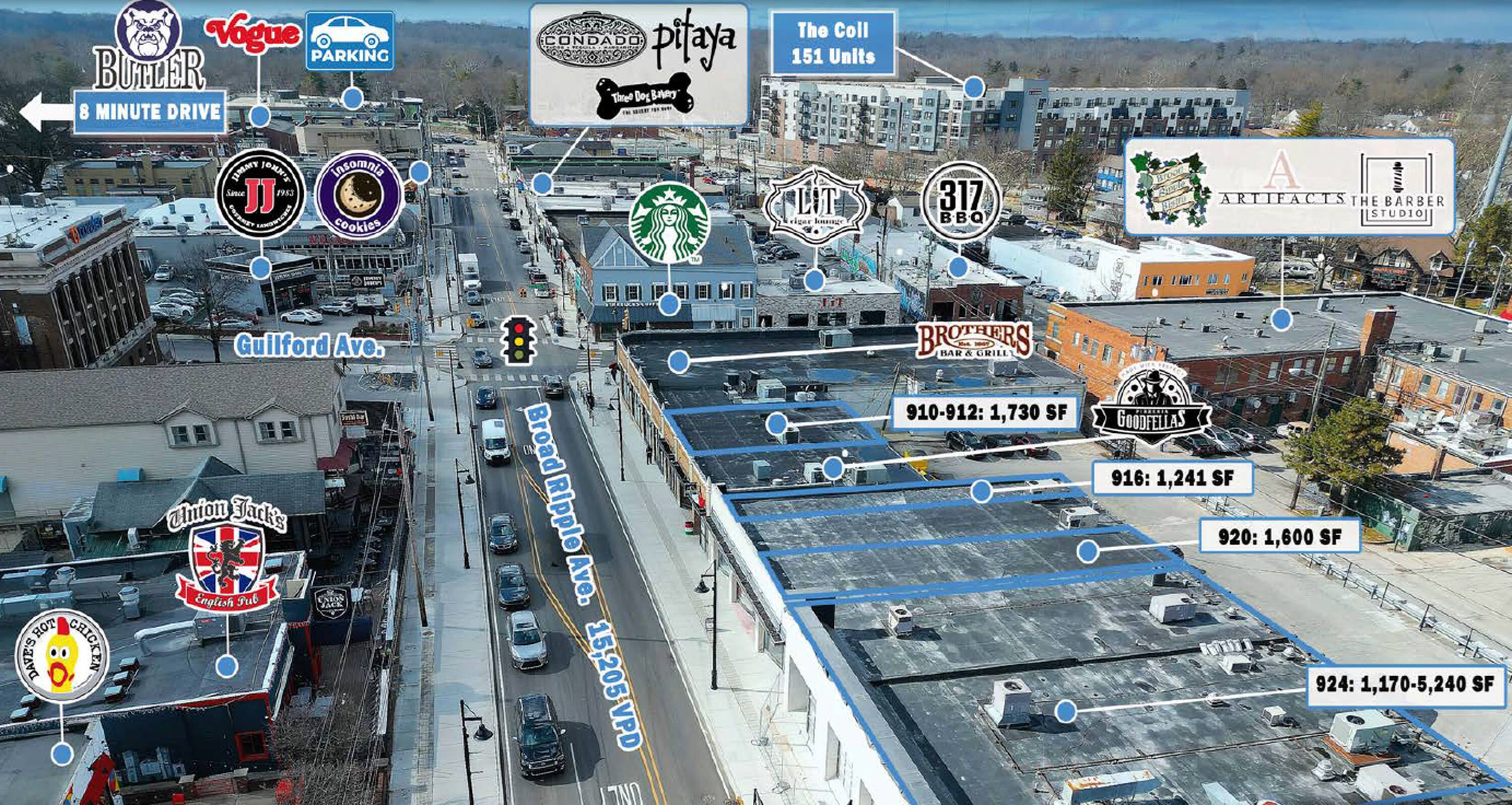 910 BROAD RIPPLE AVE Indianapolis IN 46220-1938 APN: 8021395 | Crexi.com