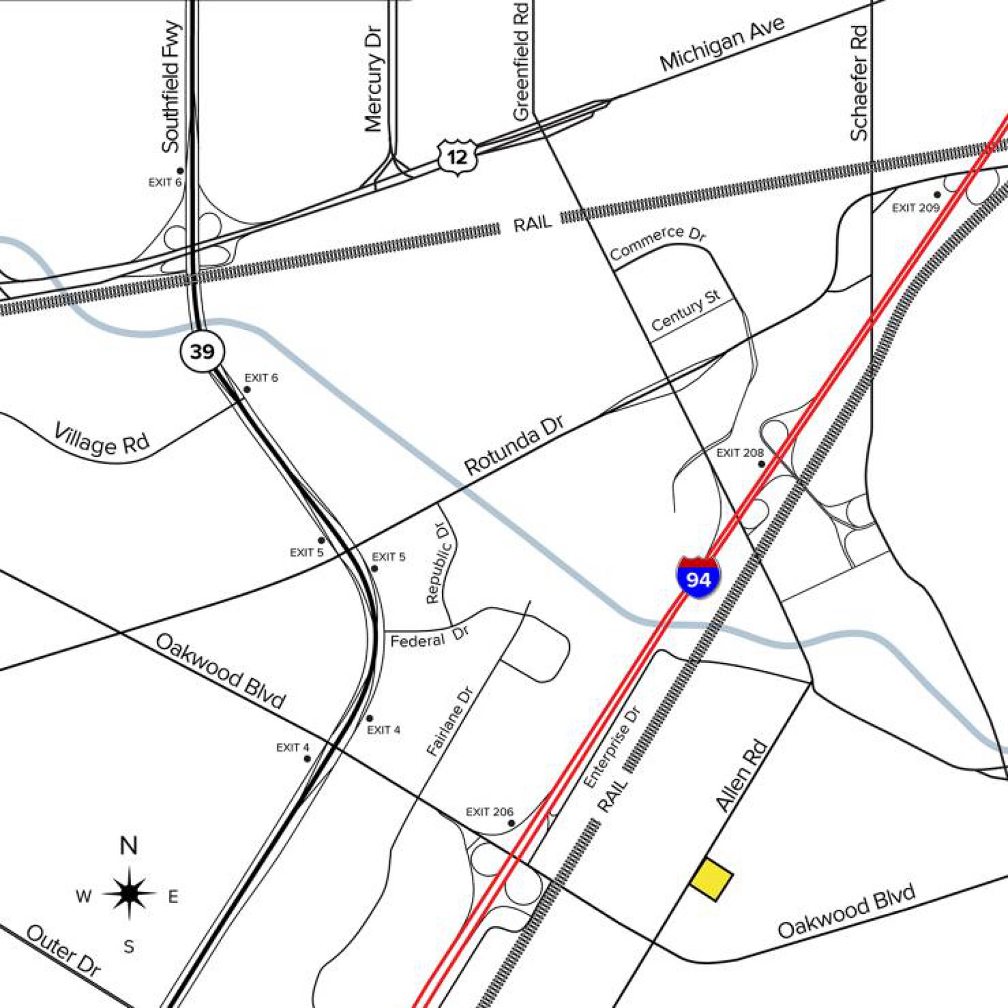 17950 ALLEN RD Melvindale MI 48122-1512 APN: 47 009 02 0034 000 | Crexi.com