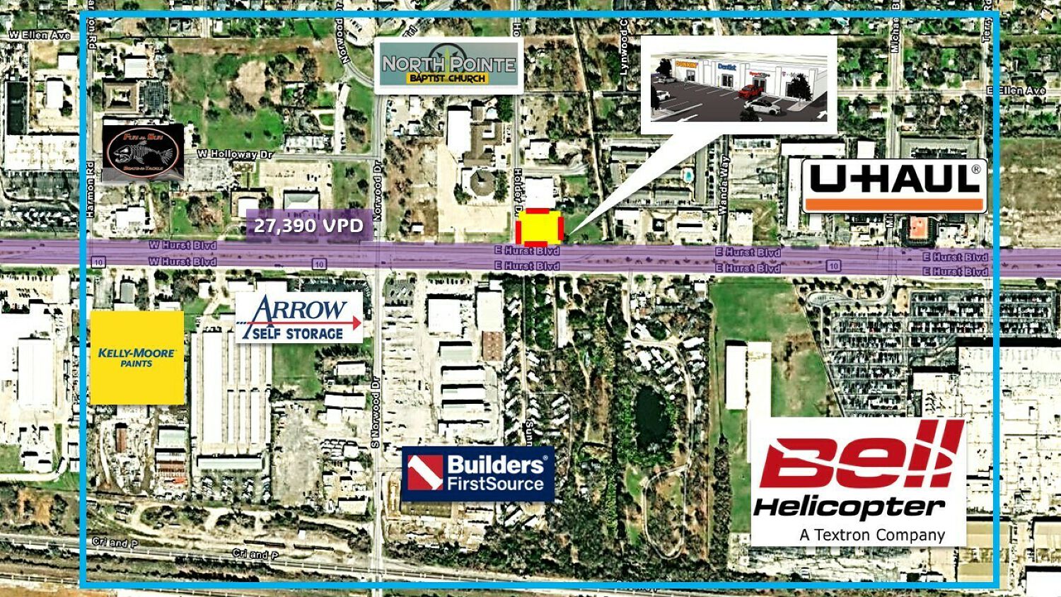 201 E Hurst Blvd, Hurst, TX 76053 | Crexi.com