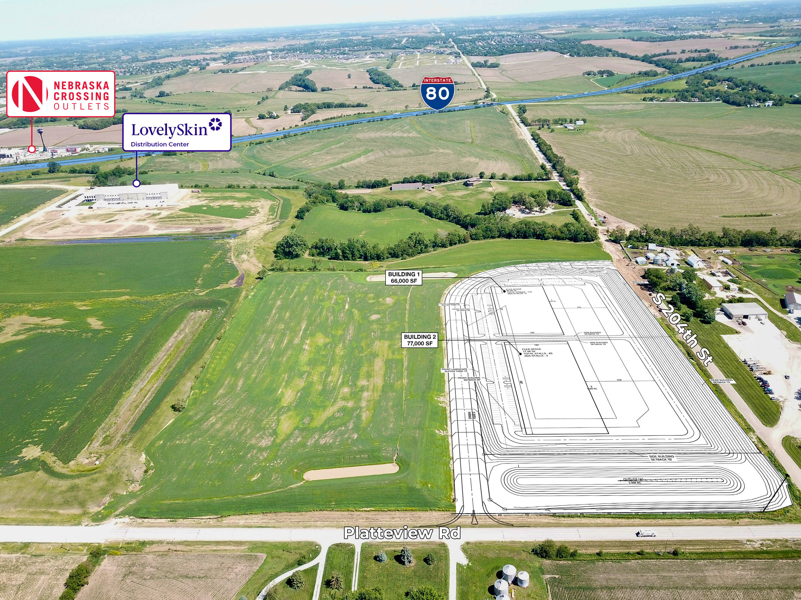 204th & Platteview Road, Gretna, NE 68028 | Crexi.com