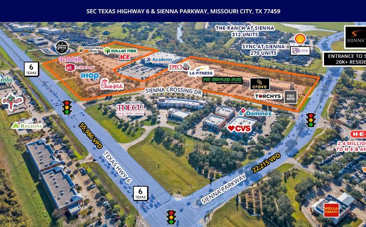 TEXAS HIGHWAY 6 & SIENNA PARKWAY, Missouri City, TX 77459 | Crexi.com