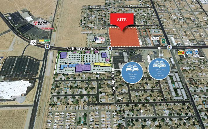 NWC S China Lake Blvd & E Rader Ave, Ridgecrest, CA 93555 | Crexi.com