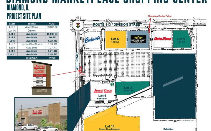 Route 113 / Division Street & Will Road, Diamond, IL 60416 | Crexi.com